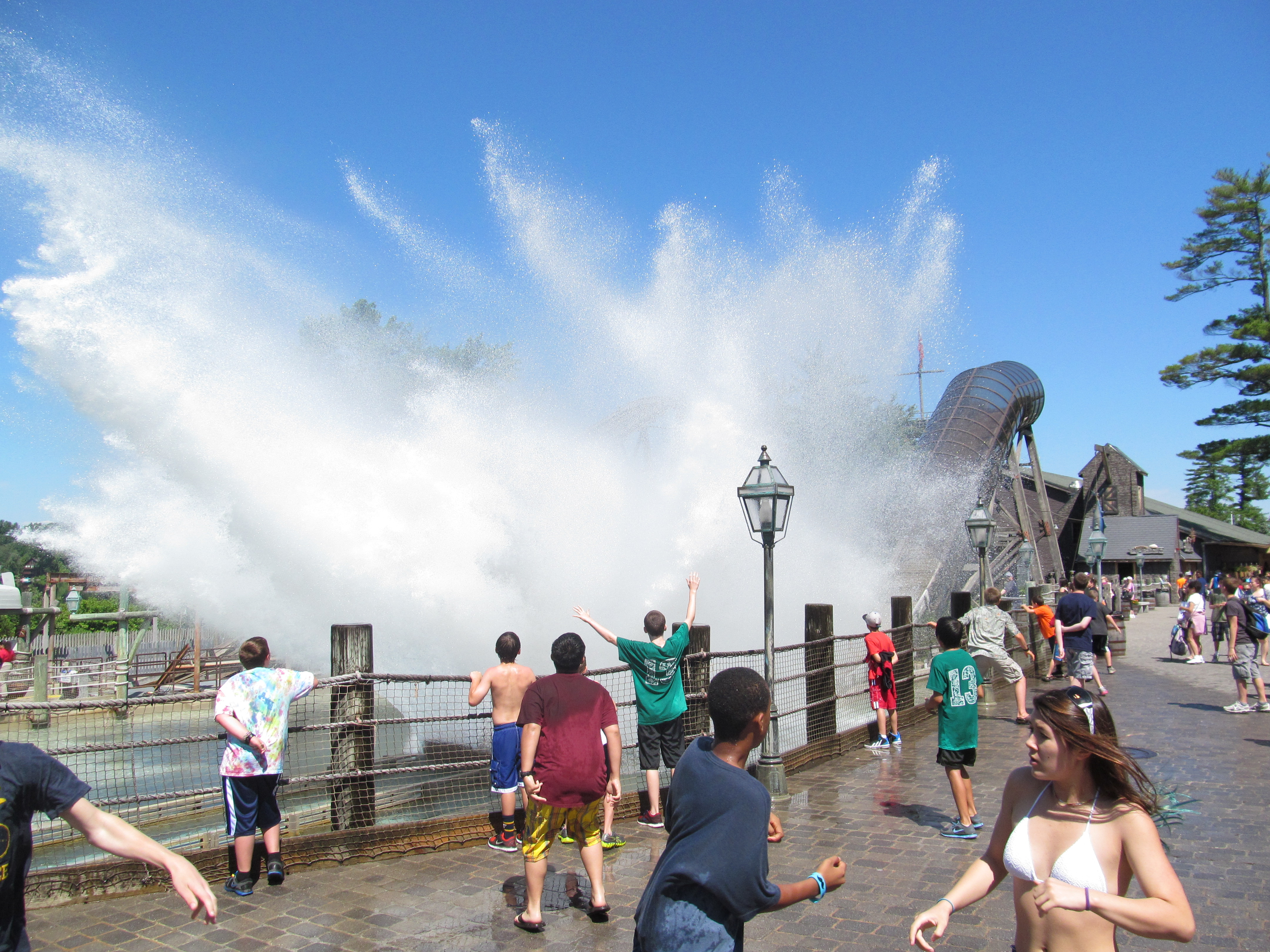 The Second portion of our look at the Shoot the Chute water ride ...