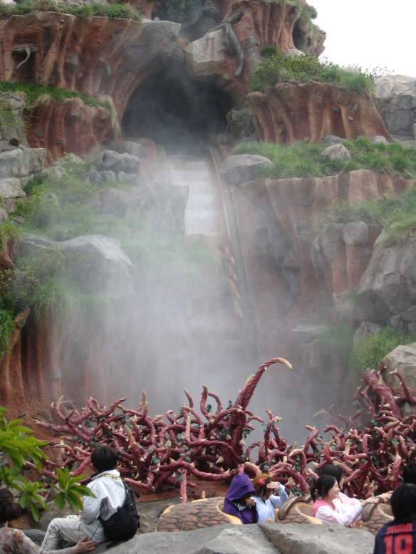 Splash Mountain Drop Disneyland When Disneyland's Splash Mountain