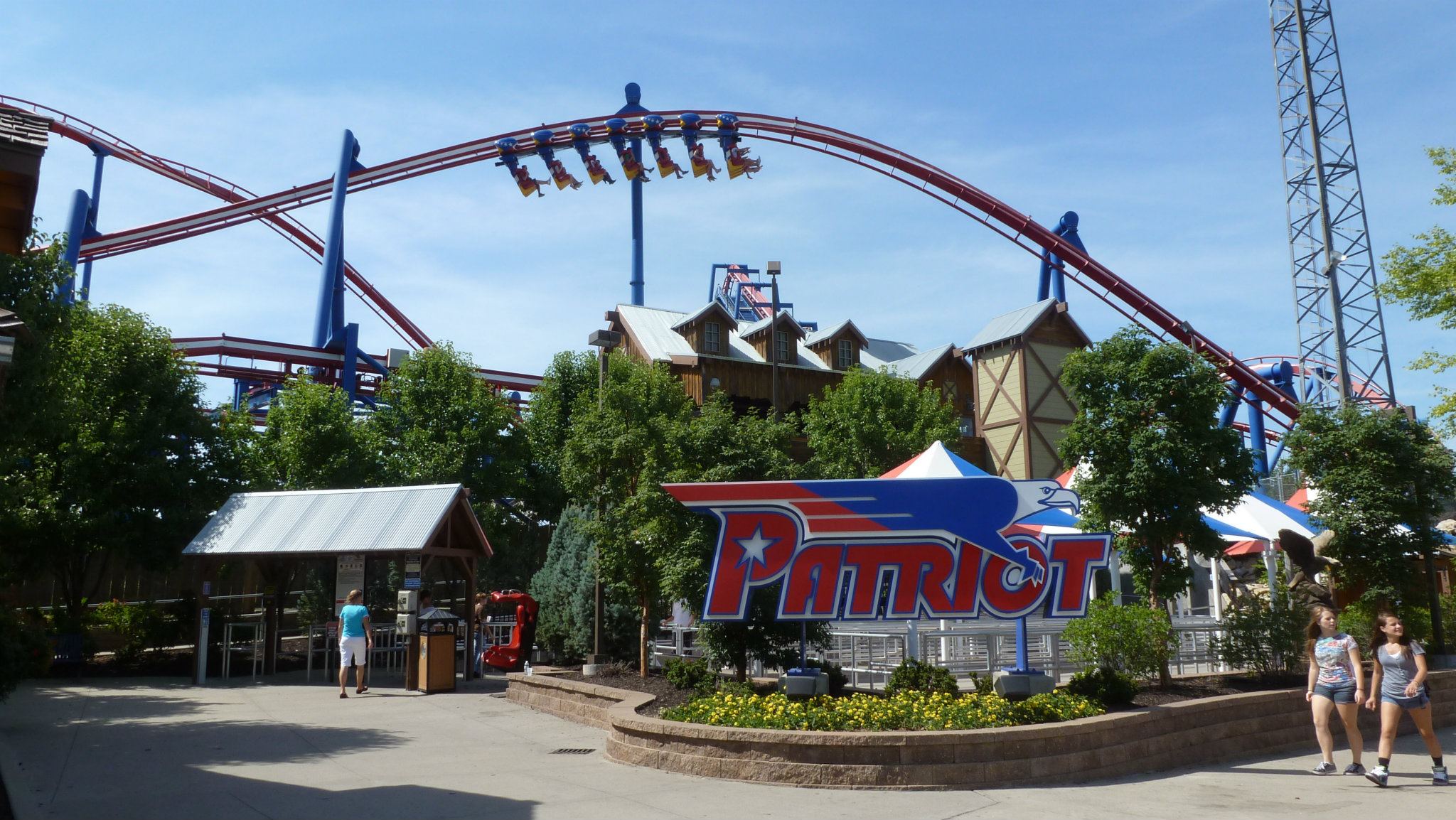 A Patriotic Coaster In Kansas City Part 21 Of Our Inverted Coaster
